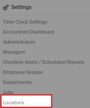 Setting Company Address and GPS Locations