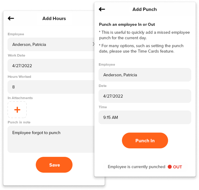 Mobile Time Clock For Employees | OnTheClock