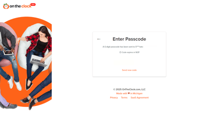 Authenticate Your OnTheClock Account (One-Time Passcode Login)